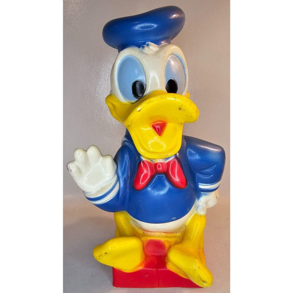 Disney | Other | Vintage Walt Disney Donald Duck Play Pal Plastics Bank ...